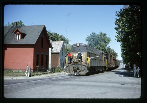 MONON EMD BL2 37 Lafayette Street Running Scene Original Kodachrome ...