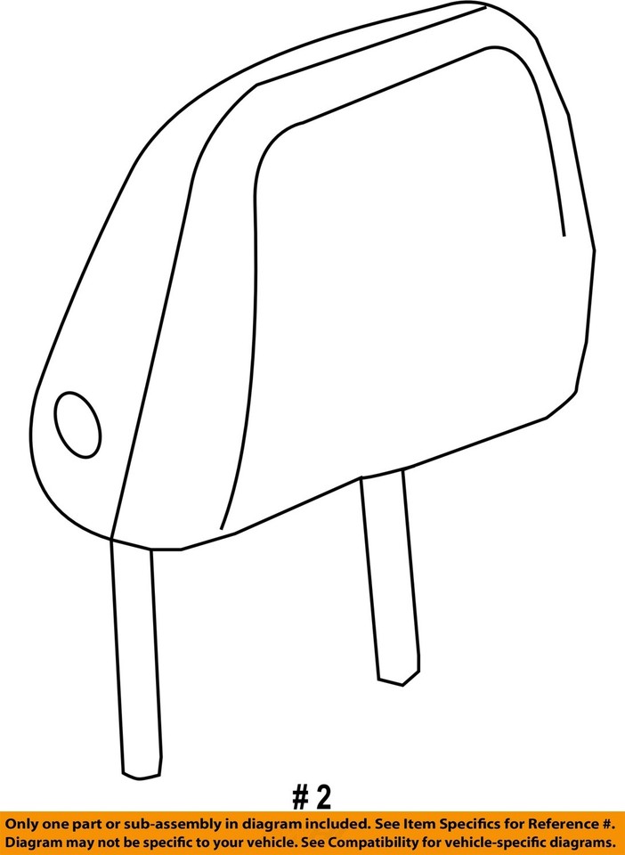 GM OEM 16-18 Cruze Seats Tracks Driver Seat Components-Headrest ...