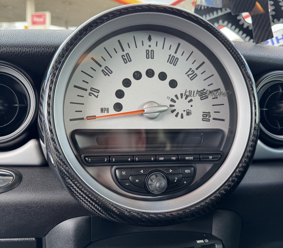 MINI Centre Dashboard Console Cover Genuine Carbon Fibre R55 R56 R57 ...