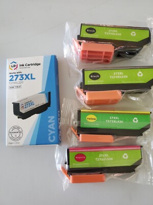 LD REMAN Epson T273XL/T273 Ink Set of 5 for XP 520, 600, 610, 620, 800 ...