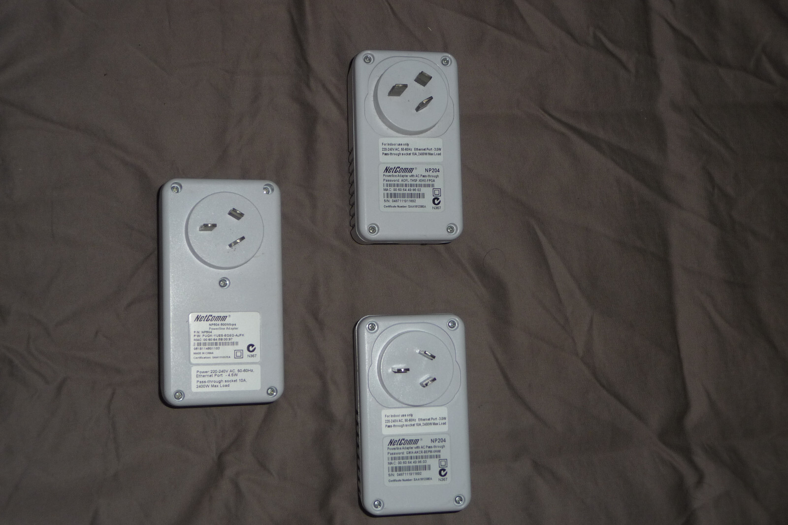 NETCOMM 500 Mbps Powerline Adapter AC Pass-Through Lot | eBay