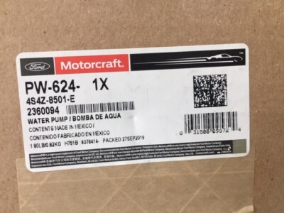 Engine Water Pump Motorcraft PW-584 Or PW-624 | eBay