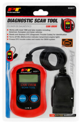 PERFORMANCE TOOL DIAGNOSTIC SCAN TOOL CAN OBD2 W2977 | eBay