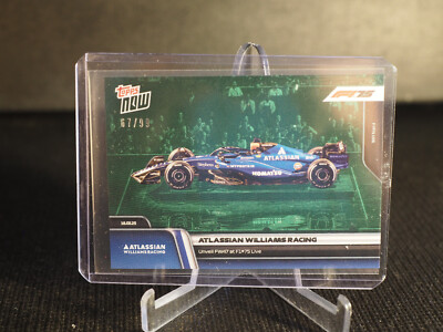 Williams Racing F175 2025 Formula 1 Topps NOW Card 9 Green Parallel 67/ ...