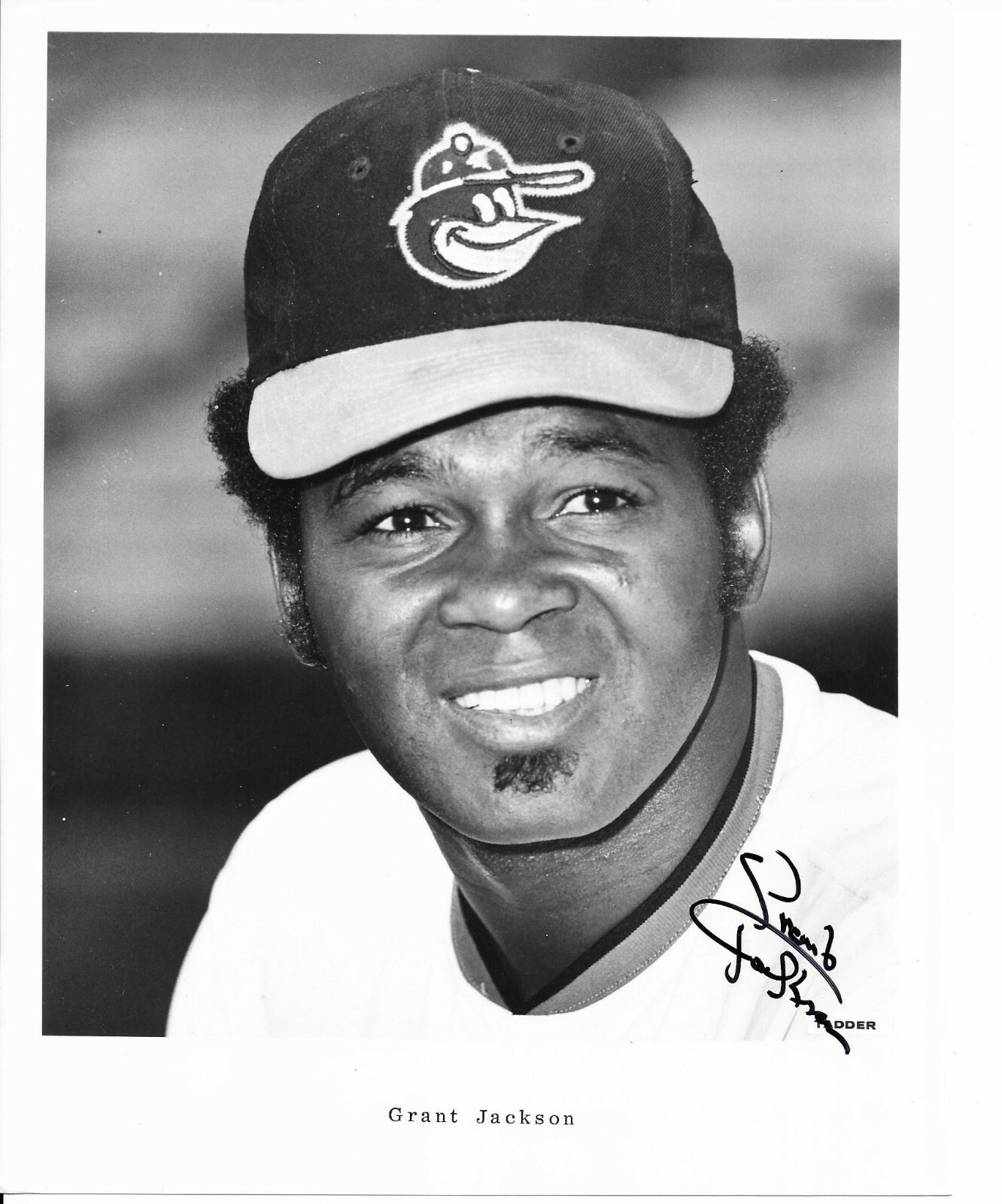 GRANT JACKSON Autographed Signed 8 x 10 Vintage Photo Baltimore Orioles ...
