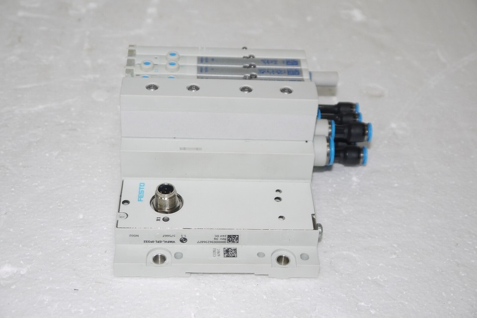 Festo 575667 MPAL-VI Modular Solenoid Valve Terminal w/ Push ...
