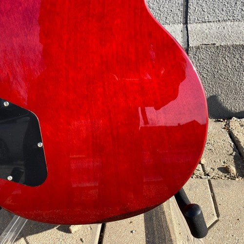 Quilted Maple Top LP Style Electric Guitar Cherry Sunburst, Abalone ...