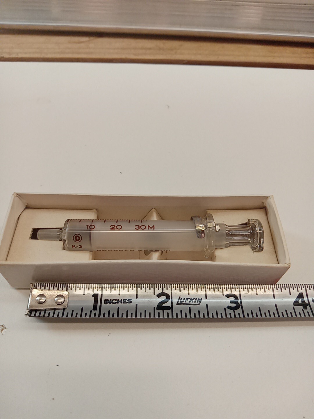 Vintage Glass Syringe Luer 2cc Original Package Propper Trophy 1960's ...