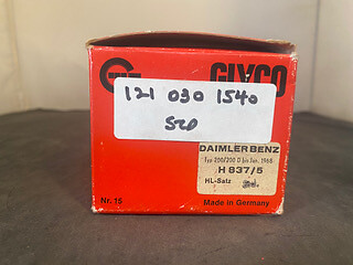 *Glyco Engine Main Bearing Set - H 837/5 / 121 030 1540 - Fits MBZ 200 ...