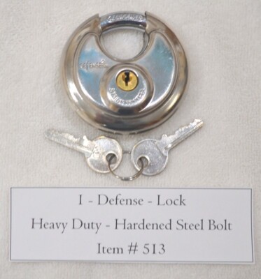 Defense Pad Lock, Item # 513, security lock, heavy duty lock, lock, pad ...