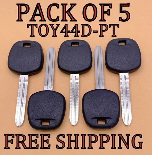 X5 NEW REPLACEMENT TOY44D 4D67 TRANSPONDER IGNITION KEY FOR TOYOTA ...