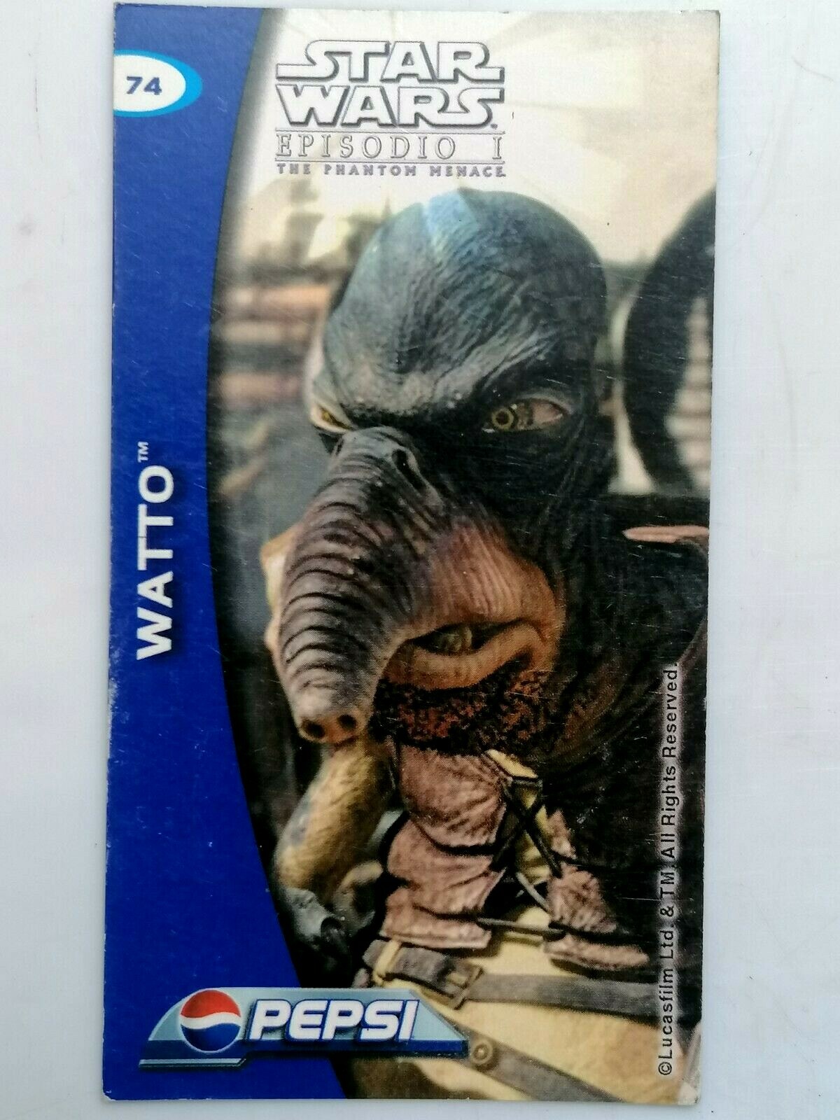 Star Wars Episode I Pepsi Card #74 WATTO TCG Mexico 1999 Lucasfilm | eBay