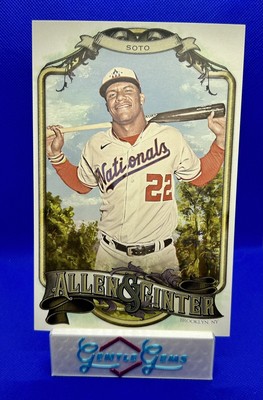 2022 Topps Allen & Ginter Oversized Box Topper #7 Juan Soto Washington ...