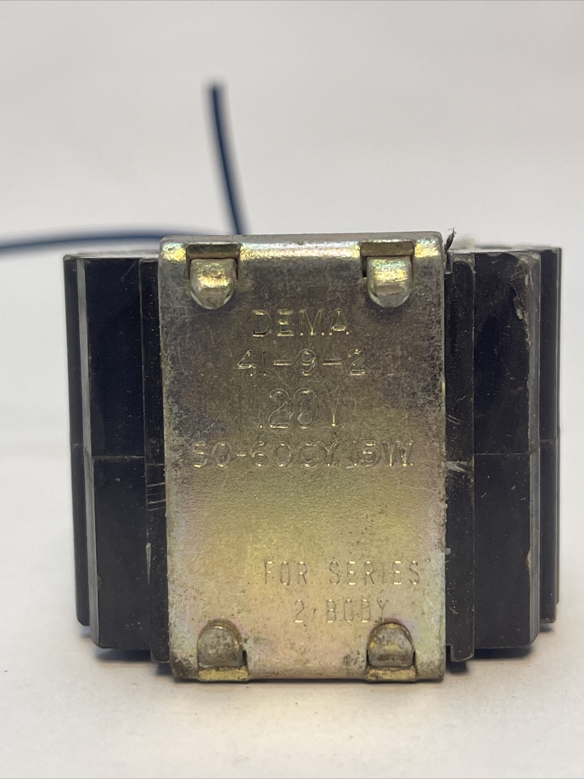 DEMA 41-9-2 SOLENOID VALVE COIL 120V 50-60CY 15W | eBay