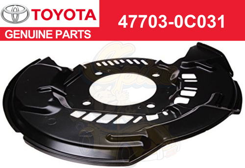 TOYOTA TUNDRA 07-21 Genuine Cover Disc Brake Dust Front Right 47703 ...