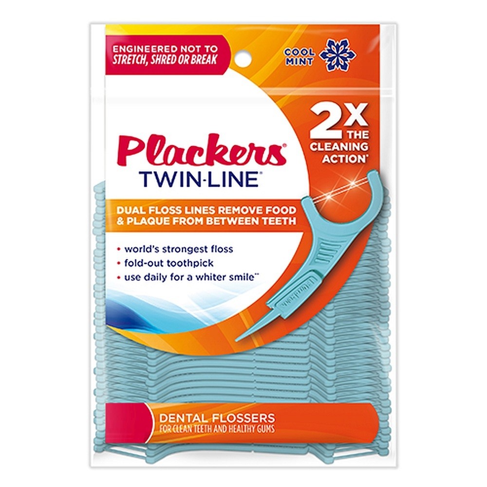 35 Twin Line DENTAL FLOSSERS Plaque Removers FLOSS with Pick Toothpick PLACKERS 651080366519| eBay