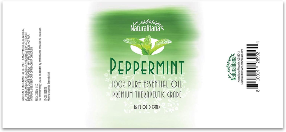 16 OZ Peppermint Essential Pest Control Oil For Mice Spiders Ants ...