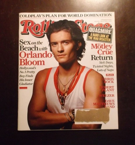 ROLLING STONE MAGAZINE MAY 19 2005 ORLANDO BLOOM MOTLEY CRUE WEEZER ...