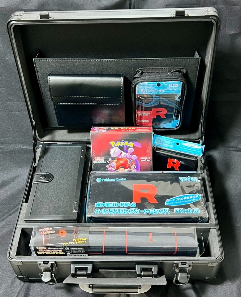 The Glory of Team Rocket Attache Case and Supply 6set Pokemon Japanese ...
