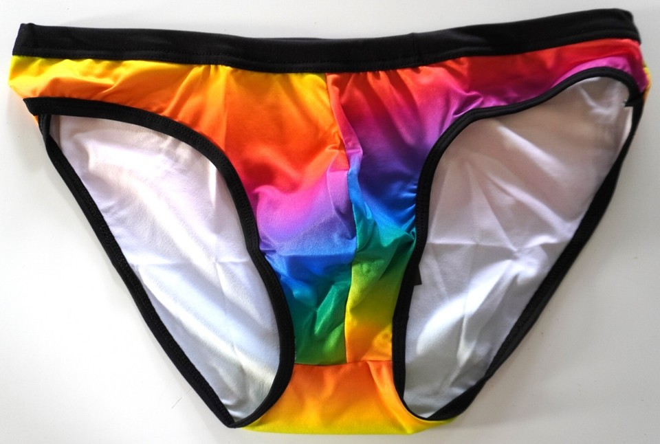 NEW MEN'S RAINBOW BRIEF SIZE L | eBay