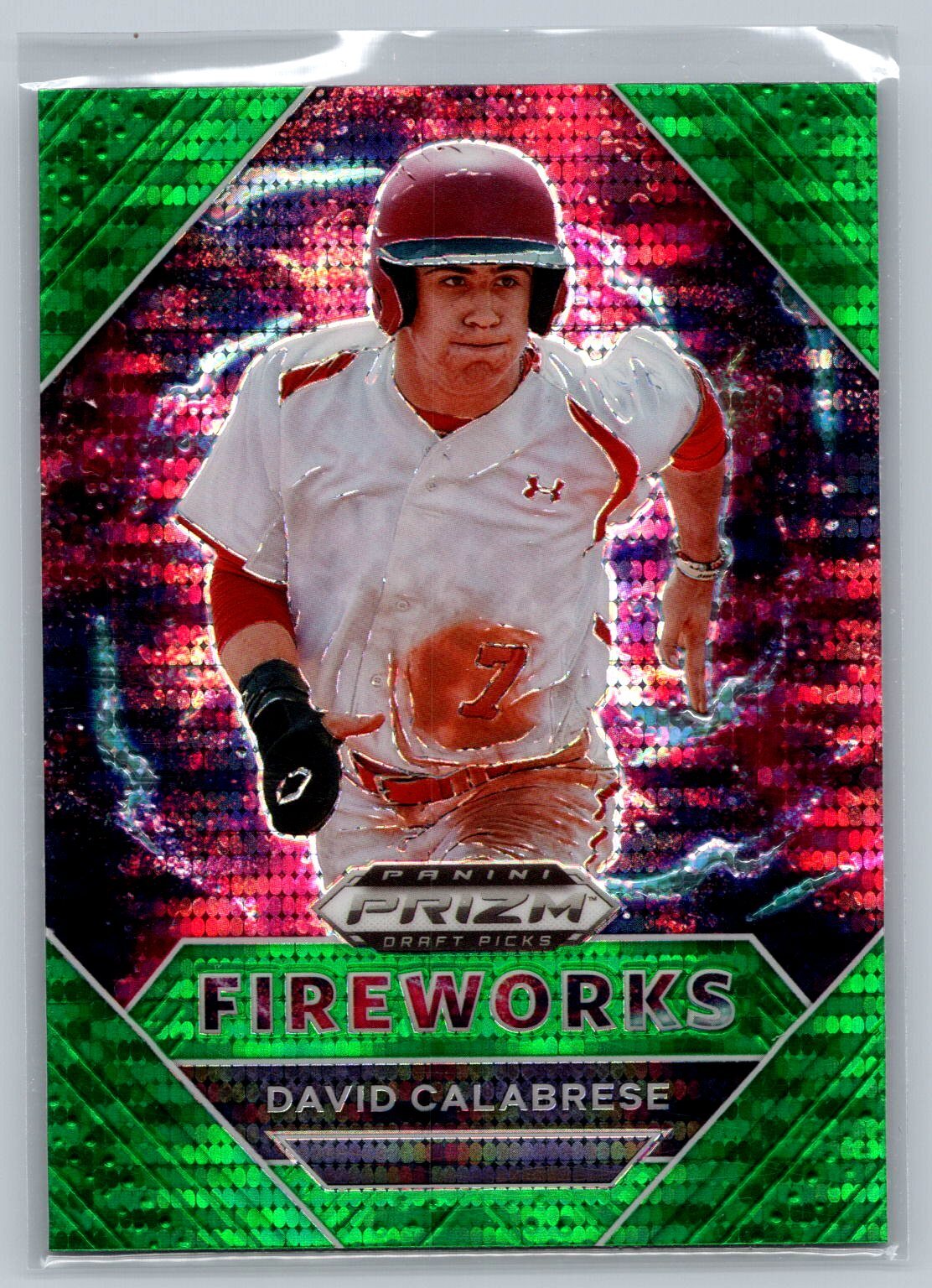 2020 Panini Draft Picks #PDP183 David Calabrese Green Pulsar NrMt-Mt | eBay