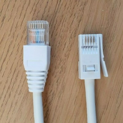 4m BT MALE TELEPHONE CONNECTOR PLUG 431a to RJ45 CABLE LEAD ETHERNET ...