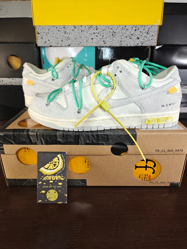 Nike Off-White x Dunk Low Lot 14 of 50 for Sale | Authenticity ...