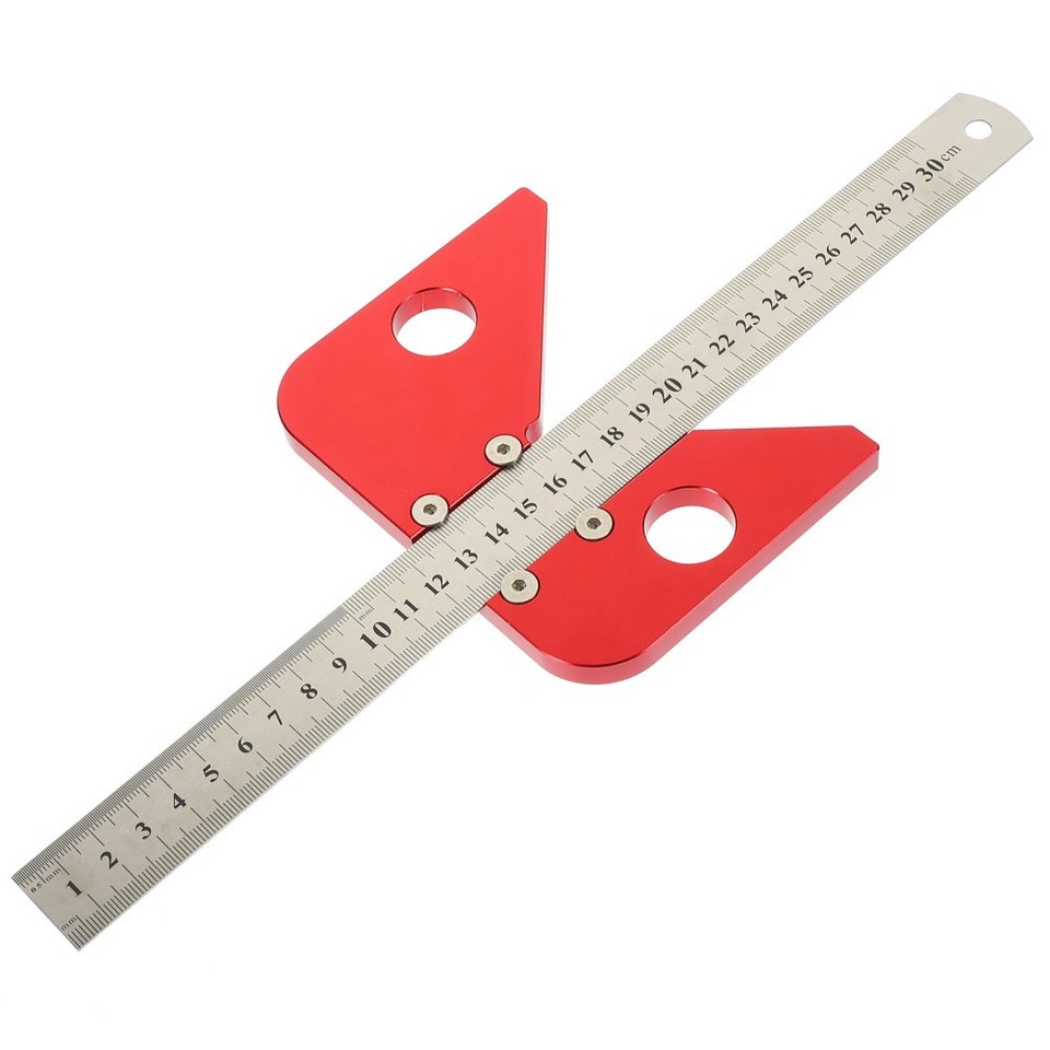 Center Finding Ruler Angle Measurement Tool Accurate Point Marking ...