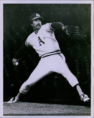 LG772 1975 Original Russ Reed Photo JIM TODD Oakland Athletics Baseball ...