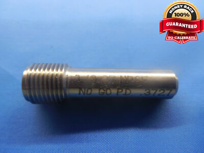 1/8 27 NPSF PIPE THREAD PLUG GAGE .125 NO GO ONLY P.D. = .3727 1/8"-27 ...