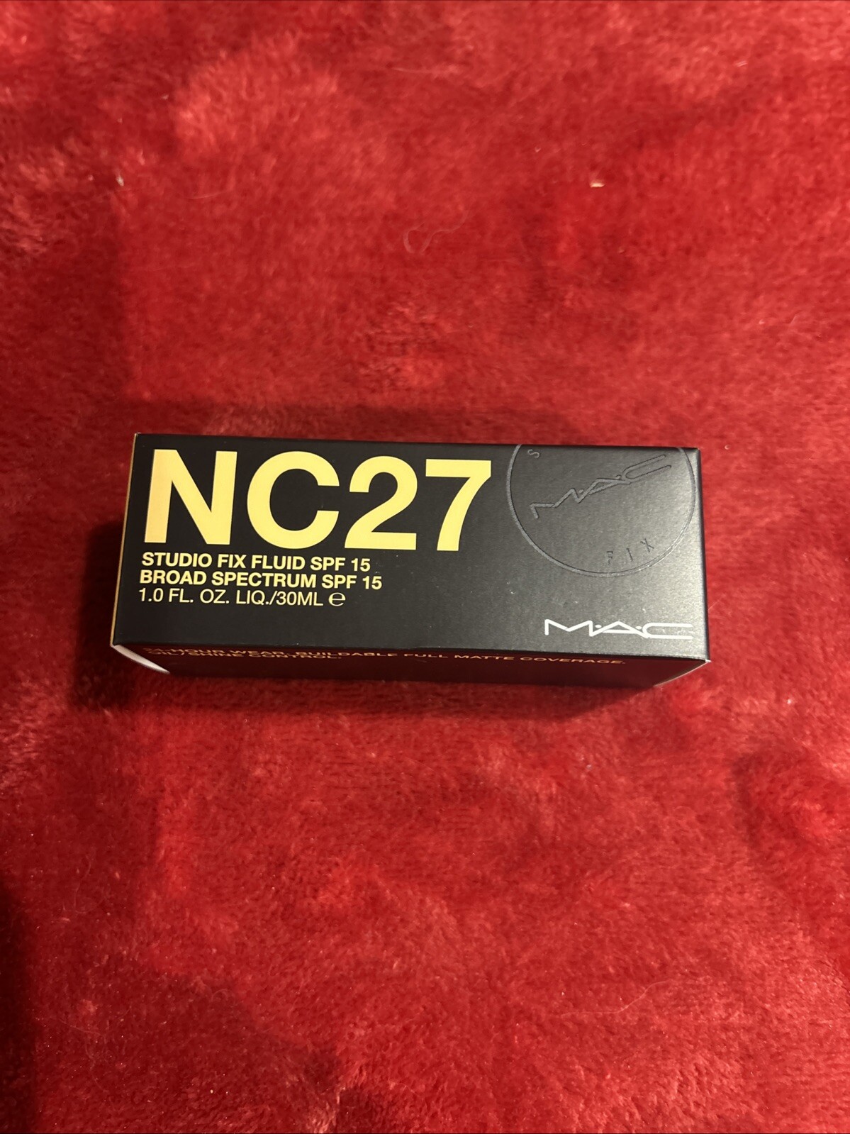 MAC Studio Fix Fluid SPF 15 - NC27 - 1.0 Fl. OZ. LIQ./30ML | eBay