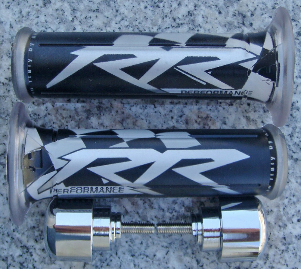 Honda CBR600 CBR1000 CBR 600 1000 RR 600RR 1000RR SILVER HAND GRIPS ...