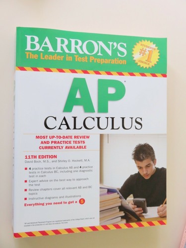 Barron's AP Calculus 11th Edition New! | eBay