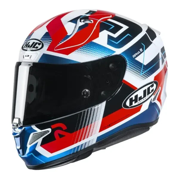 HJC RPHA 11 Nectus Blue White Red Full Face Motorcycle Motorbike ...