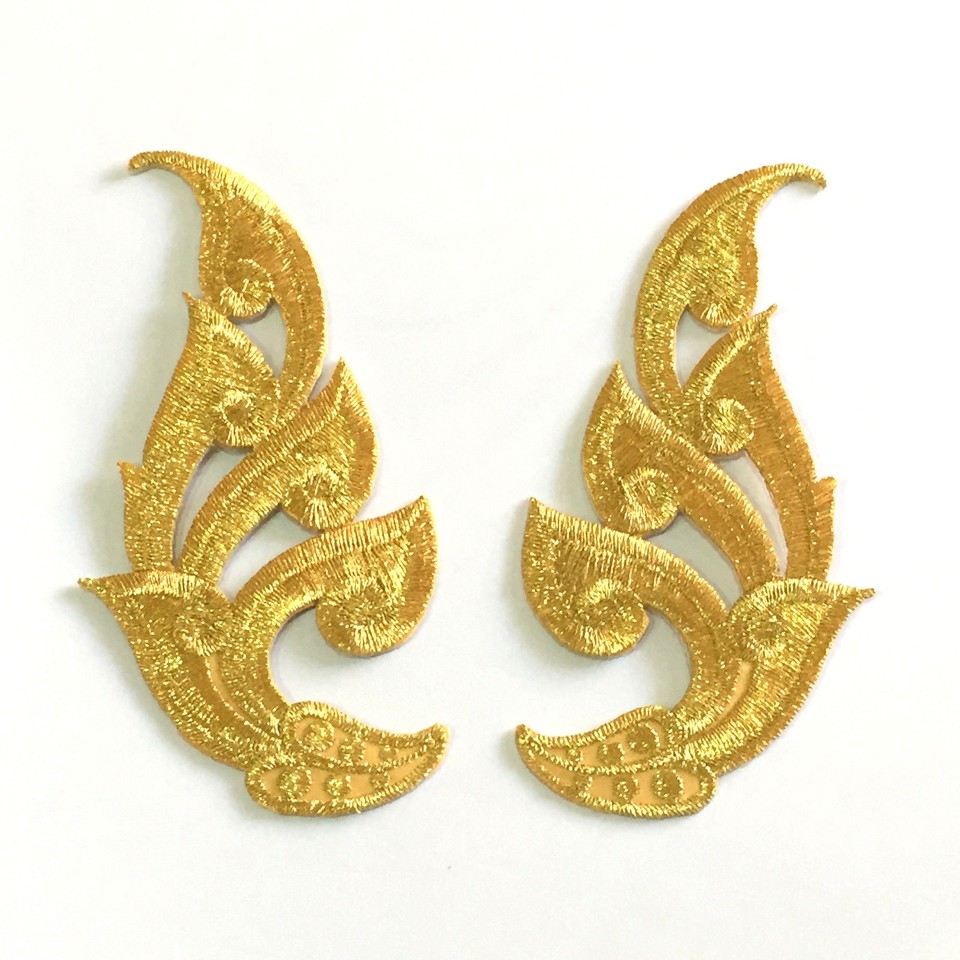 Celtic Knot Stencil Lace Applique Embroidered Iron On Patches Trinity ...