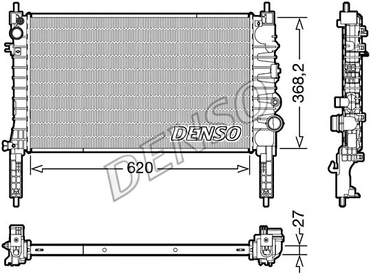 DENSO Radiator For OPEL Mokka X 12- 1300354 | eBay