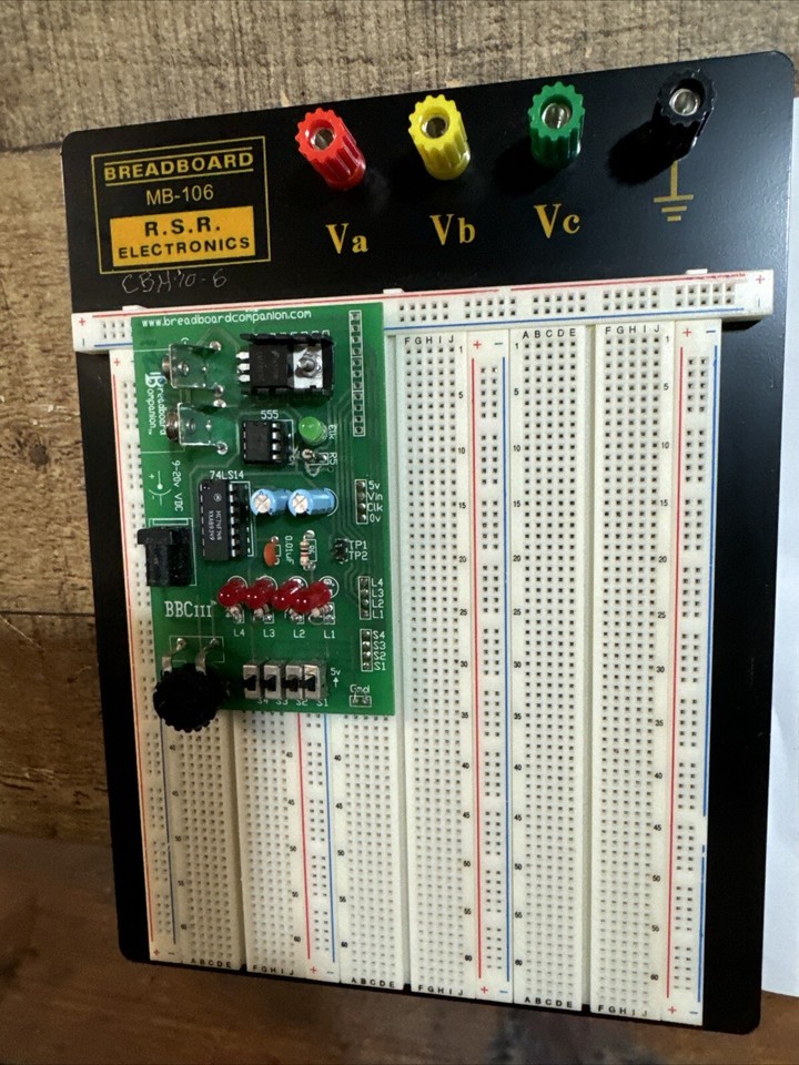 R.S.R. Electronics MB-106 Solderless Breadboard & BBC111 BBCIII Power ...