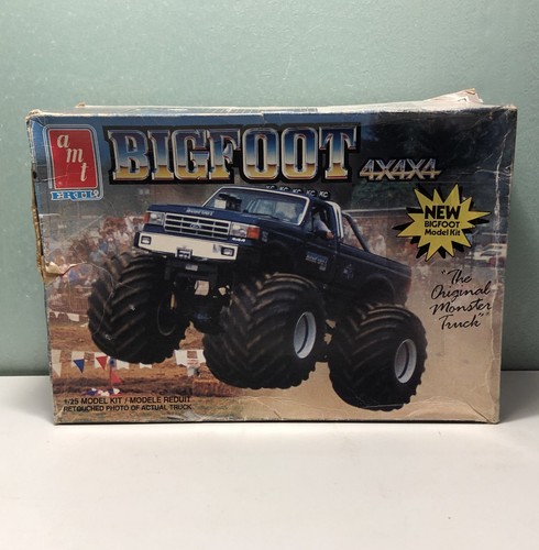 AMT ERTL - Bigfoot 4x4x4 Monster Truck #6712. 1/25 scale, unbuilt, 1989 ...