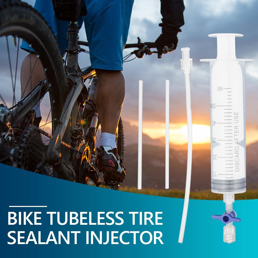 Cycling Tubeless Tire Sealant Injector 60mL Injector Kit for MTB Road ...