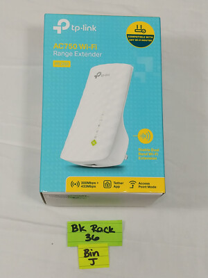 TP-LINK AC750 750Mbps Dual Band WiFi Range Extender/ RE200 845973071875 ...
