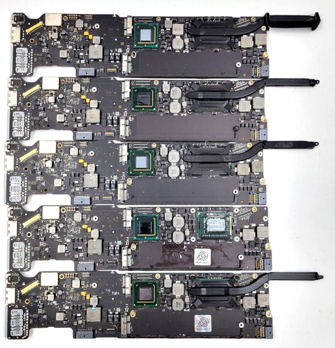 Lot of five Macbook Pro A1466 2011 Motherboards NON FUNCTIONAL PARTS ...