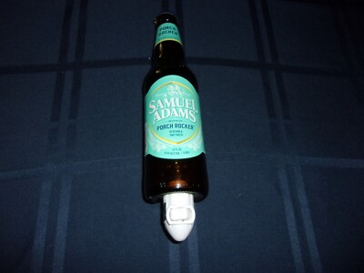 BEER BOTTLE NIGHT LIGHT SAMUEL ADAMS PORCH ROCKER BULB CAP RARE | eBay