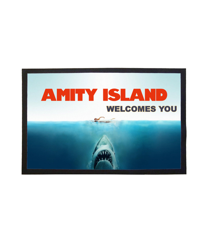 Amity Island Welcomes You Doormat Design Based on Jaws - Welcome Mat | eBay