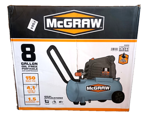 McGraw 8 Gallon Oil Free Portable Air Compressor | eBay