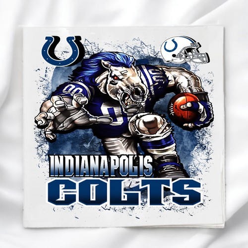 Indianapolis Colts Fabric Panel for Quilting Crafting Sewing NFL Quilt ...