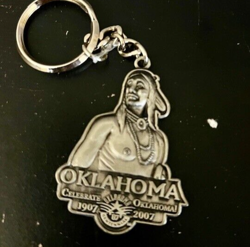 Oklahoma Celebrate 1907 2007 Centennial Keychain | eBay