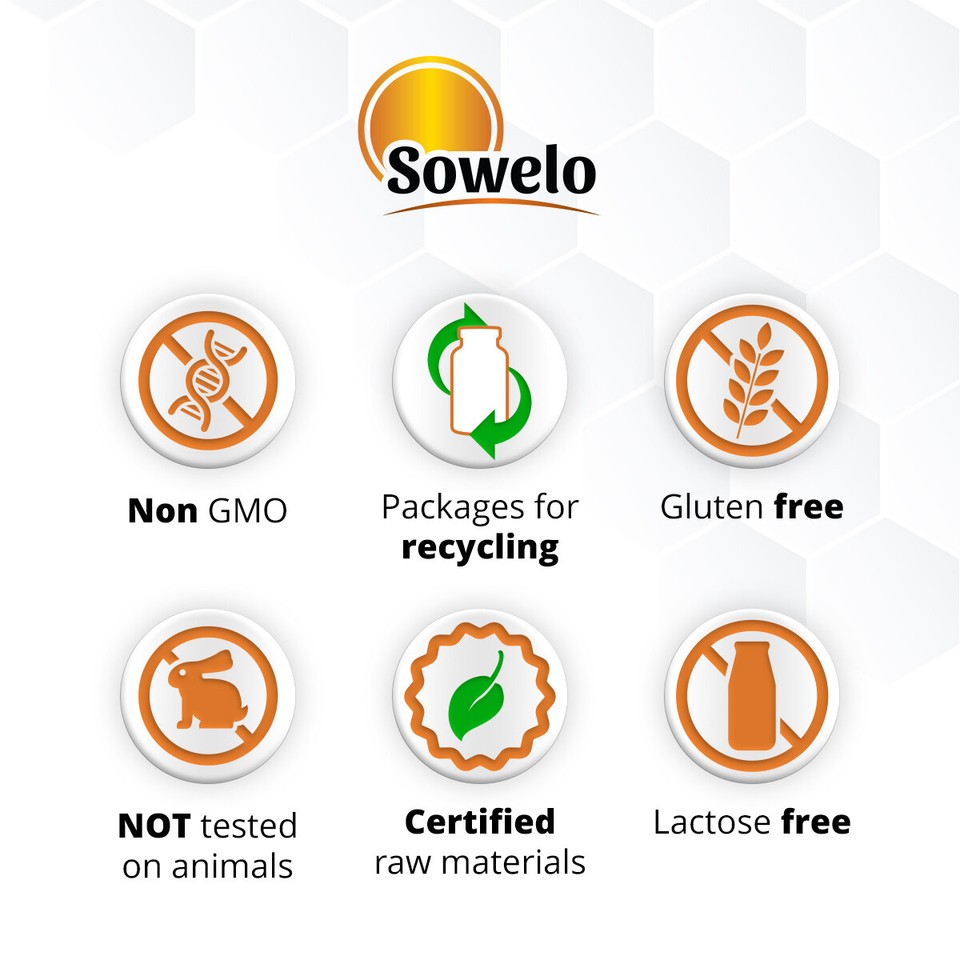 Vitamin C 1000mg Tablets – Ascorbic Acid with Bioflavonoids – Sowelo | eBay