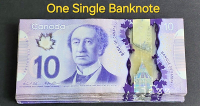 2013 Canada 10 Ten Dollars P107 Polymer Canadian Banknote | eBay