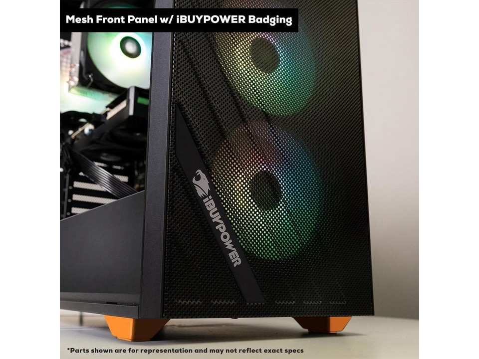 iBUYPOWER Scale Orange Gaming PC Desktop - AMD Ryzen 5 5500 - NVIDIA ...