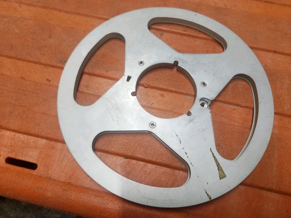 Assorted Lot: 10 INCH METAL & PLASTIC TAPE REELS: (10 INCH Reel To Reel ...